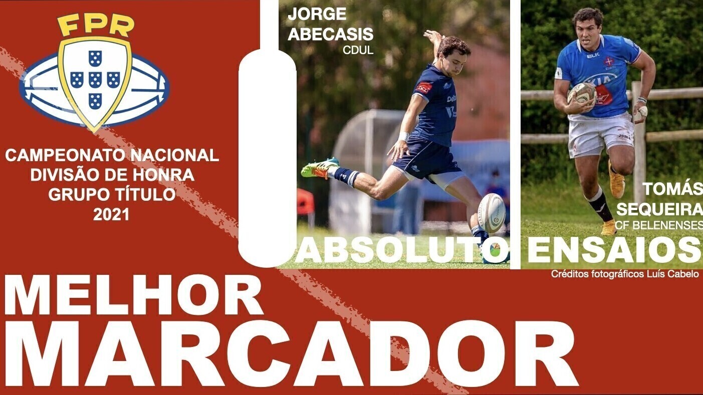 PORTUGAL RUGBY - JORGE ABECASIS E TOMÁS SEQUEIRA MELHORES MARCADORES